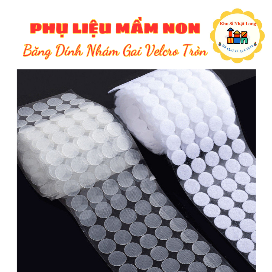 Round Velcro Tape, Assorted Adhesive Buckle (bag) | Shopee Malaysia