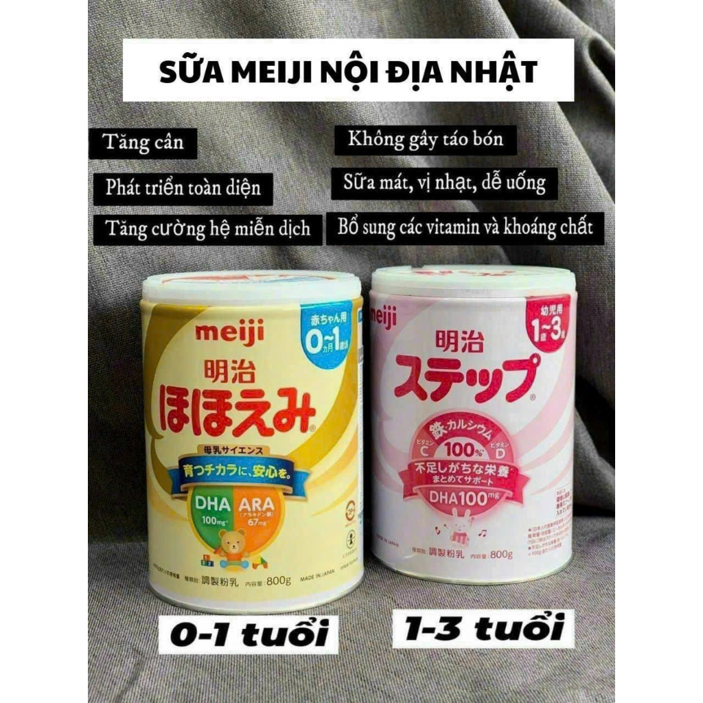 Meiji milk in cans and bars of all ages (Japan) | Shopee Malaysia