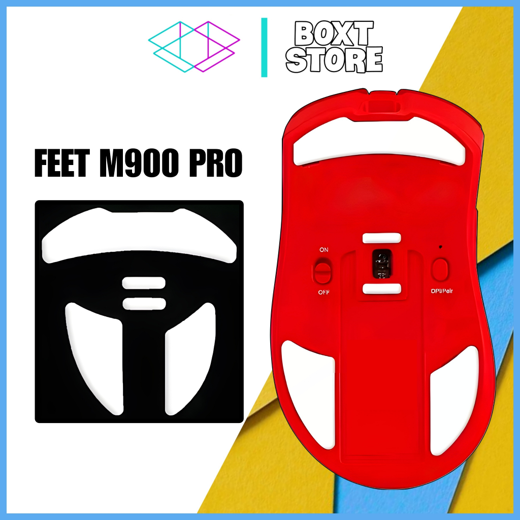 Mouse Feet PTFE WHITE ICE for Mouse M900 Pro - Feet M900 Pro | Shopee ...