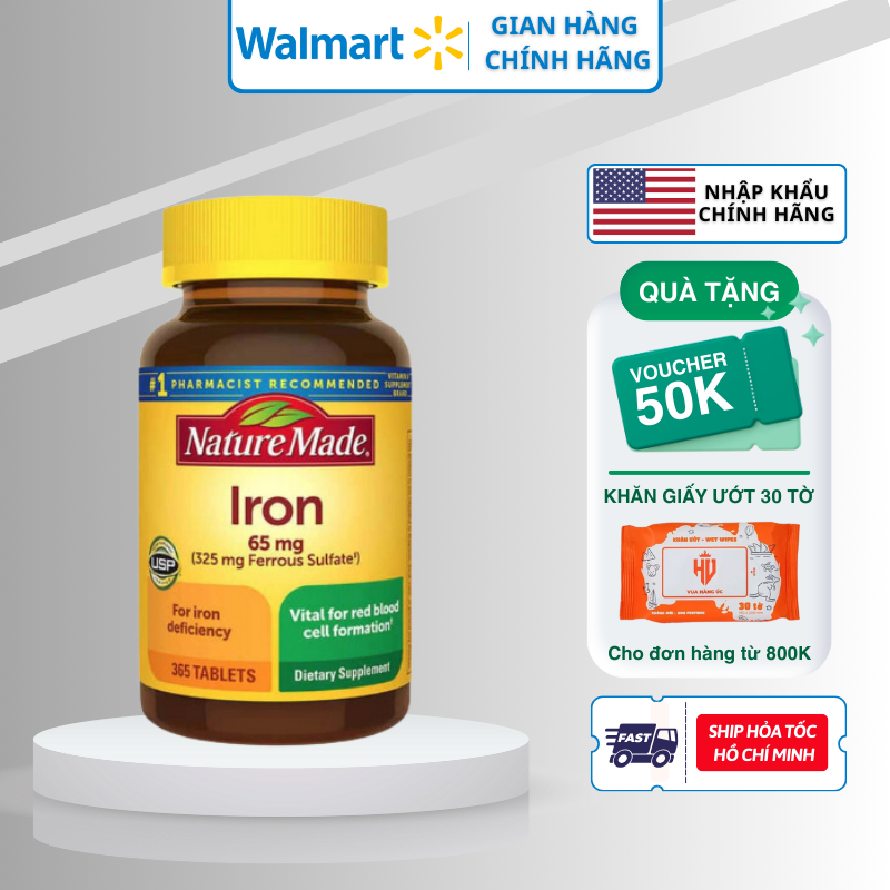 Organic Iron for pregnant mothers Nature Made Iron 65mg helps ...