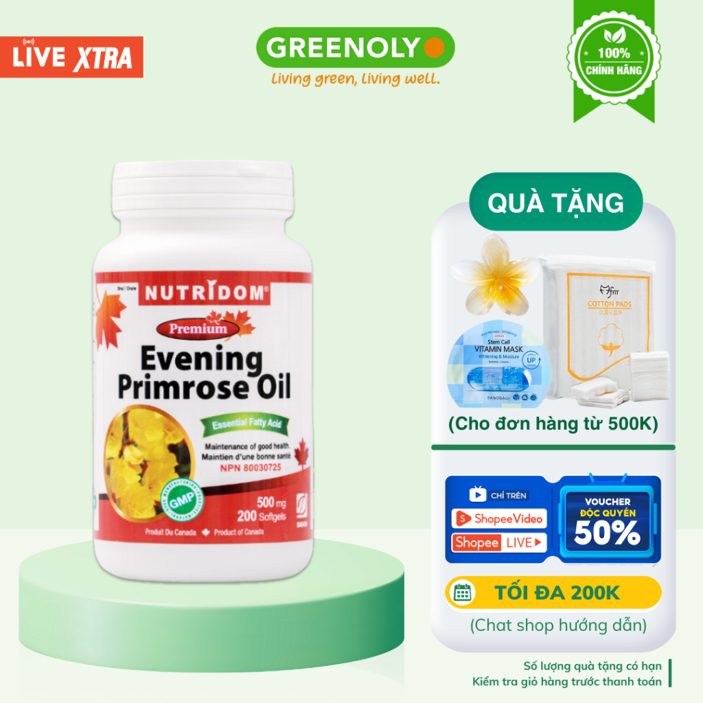 David Health Evening Primrose Oil 200 capsules supports hormonal ...