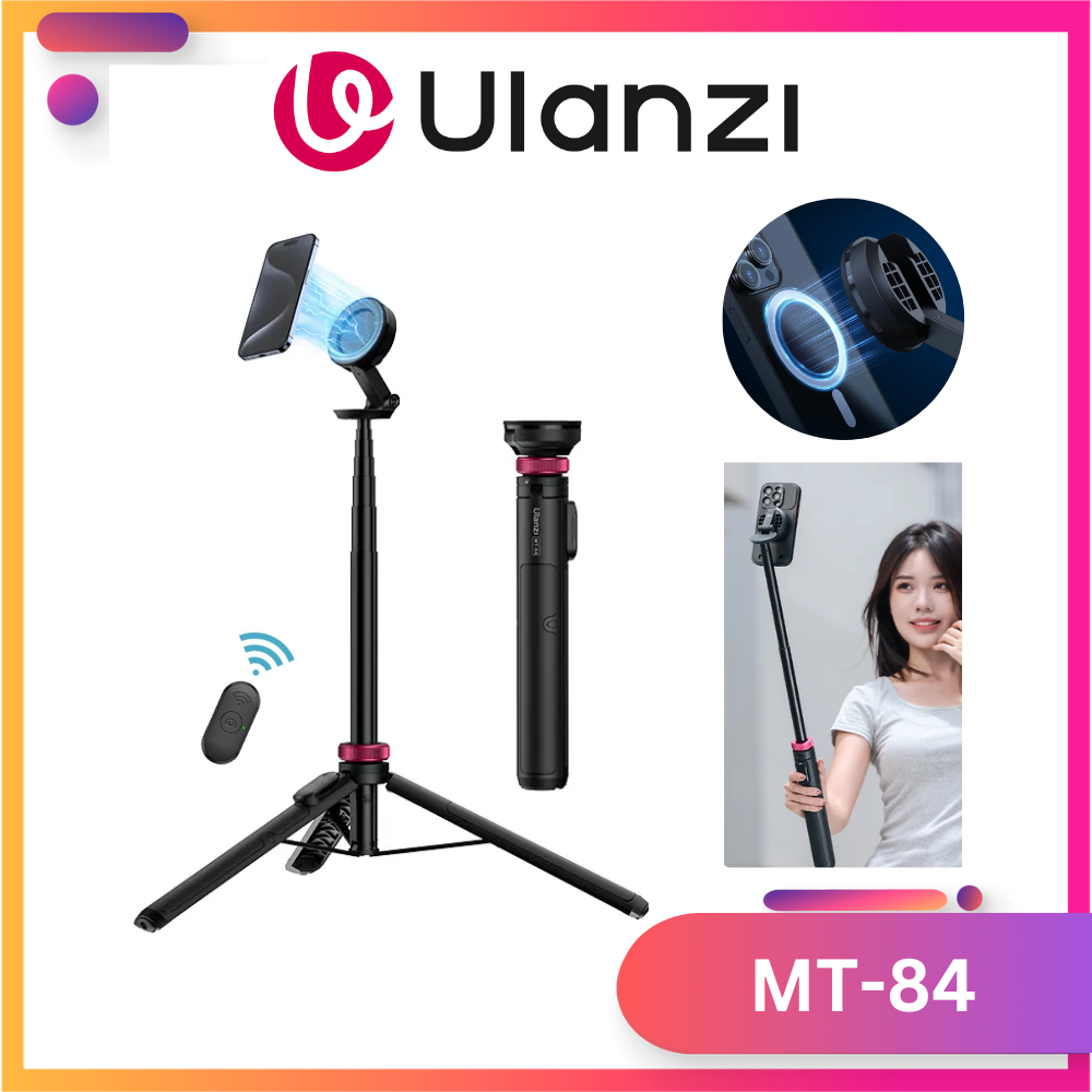 Ulanzi MT-84 - Magnetic Tripod for Magsafe Phones, Maximum Height 153cm ...