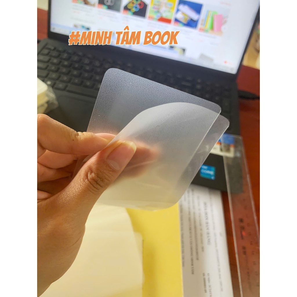 Set of 100 Sheets of A7 Size Plastic Laminated Paper for Laminating ID ...