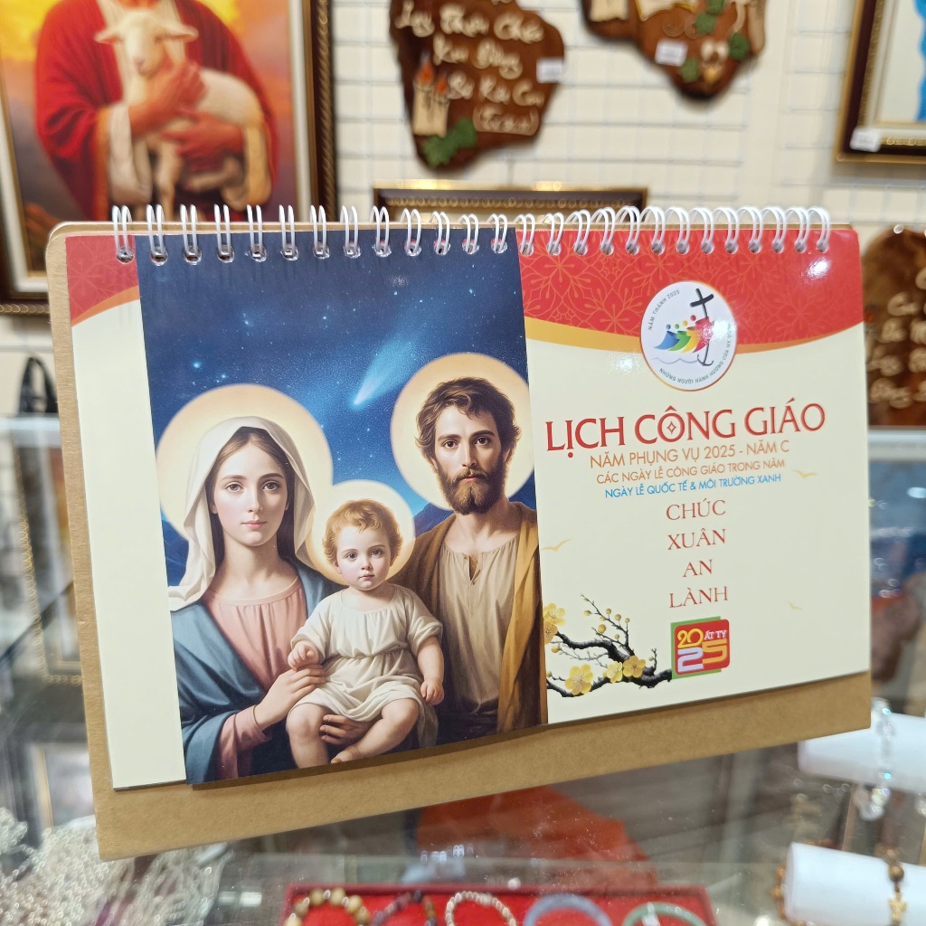 Catholic desk calendar 2025 - Catholic gift NS1110 | Shopee Malaysia