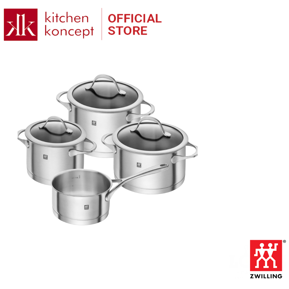 Zwilling - Essence Pot Set 4 Piece (1.5L, 2L, 3L, 3.5L) | Shopee Malaysia