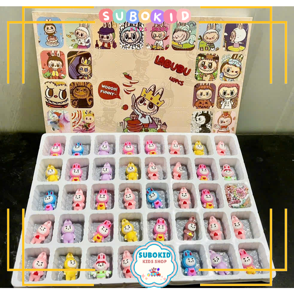 Labubu secret box, Capybara hidden box of 40 characters with lovely ...