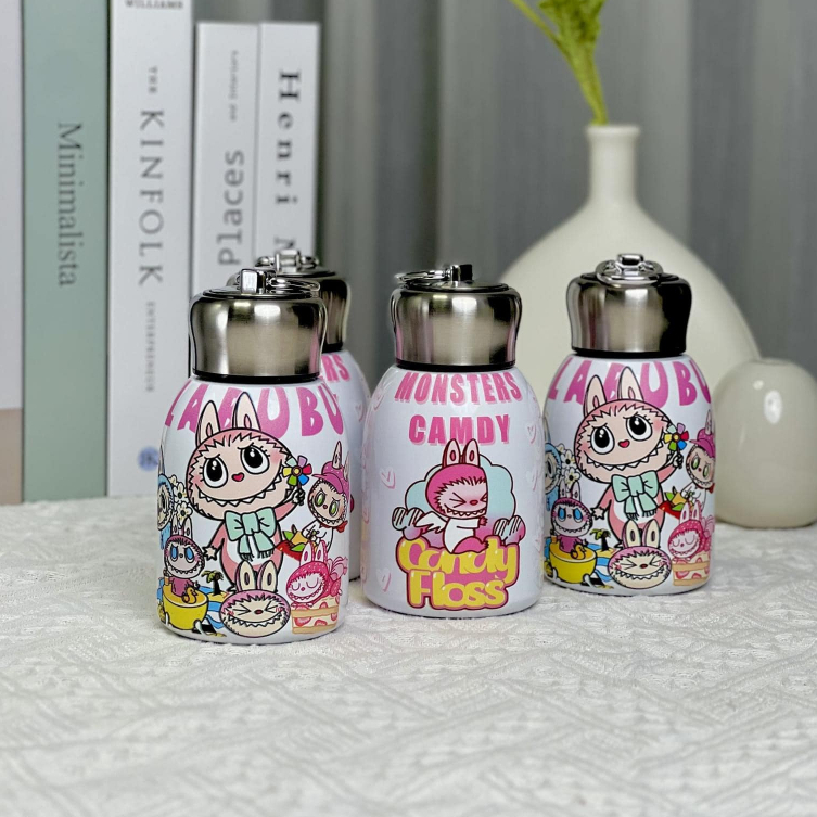 Labubu Stainless Steel Thermos Bottle 300ML SUPER COMPACT AND LIGHTWEIGHT | Shopee Malaysia