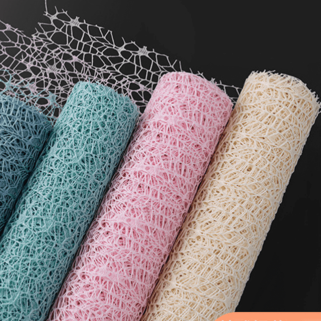 Wholesale Spider Net Roll - Korean Jacquard Flower Wrapping Net - Fresh ...