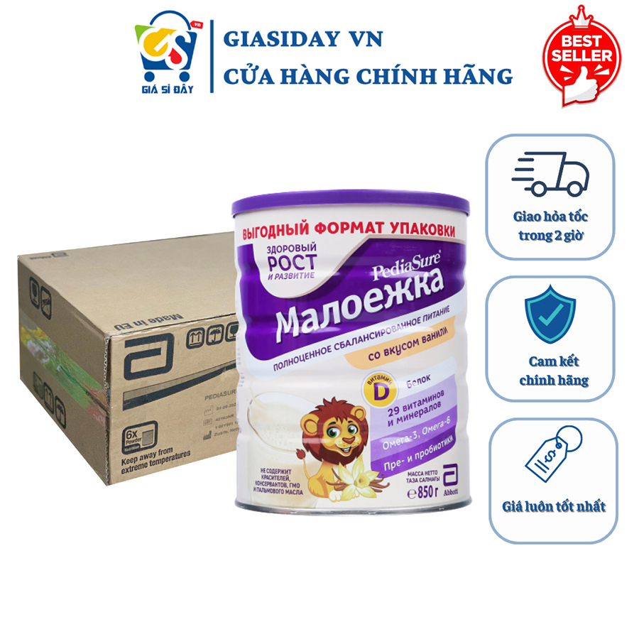 [HSD 2026] [Carton] Pediasure Russian Milk Vanilla Flavor - Formula ...