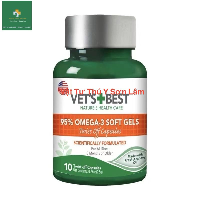 Omega VET BEST FISH OIL (bottle of 10 tablets) | Shopee Malaysia