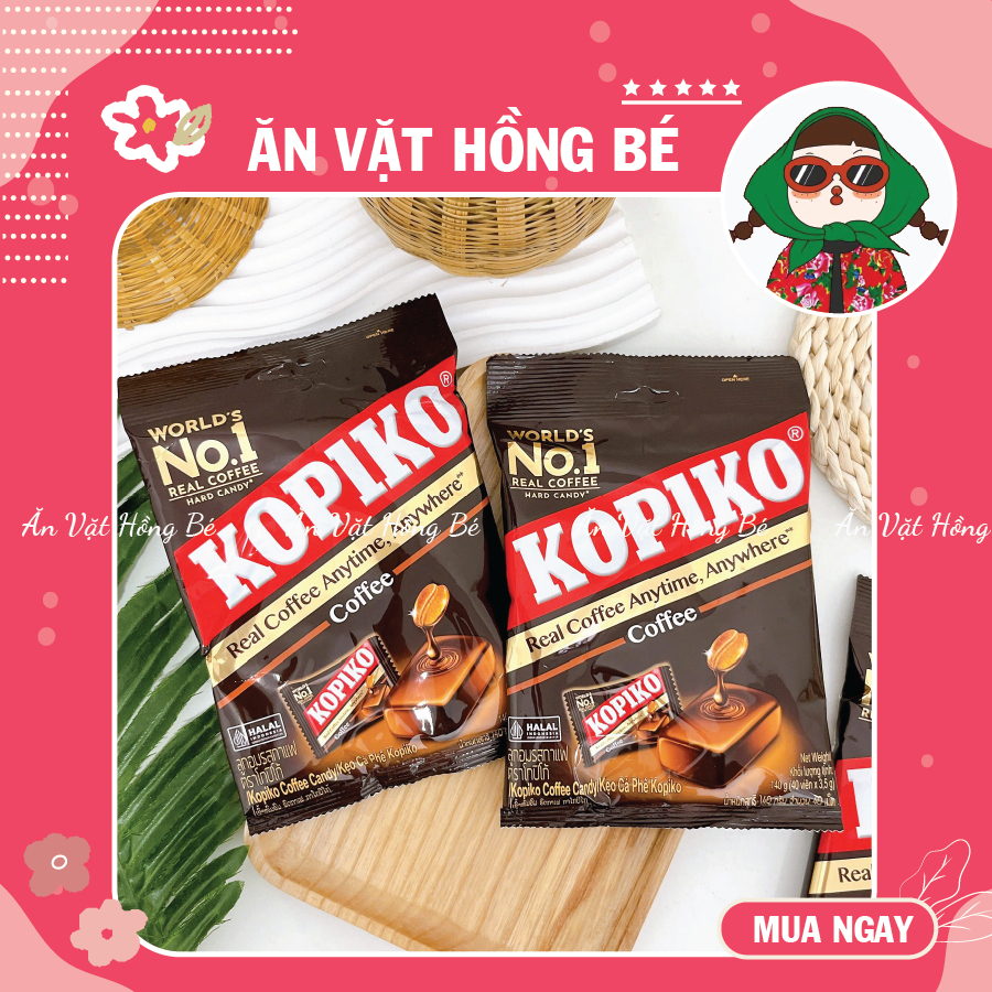 Kopiko candy, coffee candy of all flavors, Kopiko Coffeeshot lozenges ...