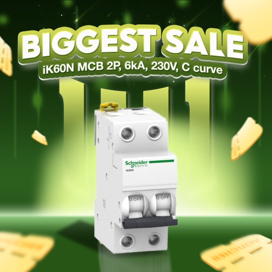 Automatic circuit breaker MCB Schneider A9K27225 - Acti9 iK60N - 2P - 25A - 6kA | Aptomat short ...