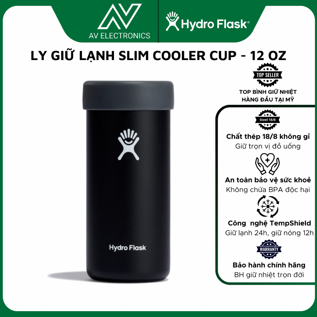 Hydro Flask 12 OZ Slim Cooler Cup, Up to 24 hours - GENUINE PRODUCTS ...