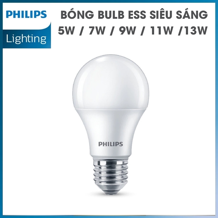 Philips ESSENTIAL LED BULB E27 A60 - GENUINE PRODUCT - Energy saving, high light quality ...