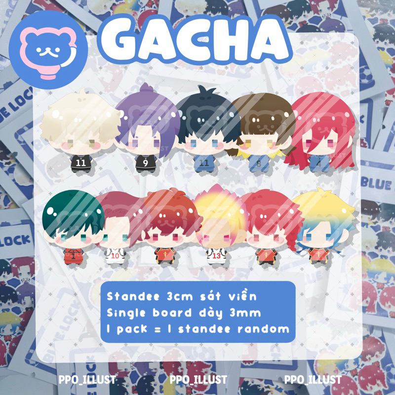 Ppo | [GACHA] 3cm BLUELOCK model Standee close to the edge | Shopee ...