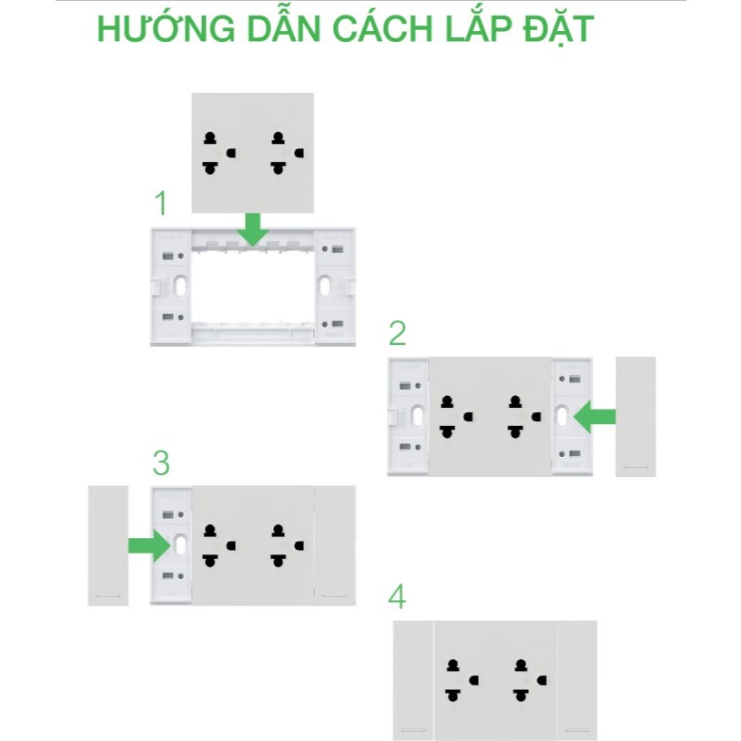 Schneider AvatarOn A double 3-pin quick socket - Face + 2 3-pin sockets ...