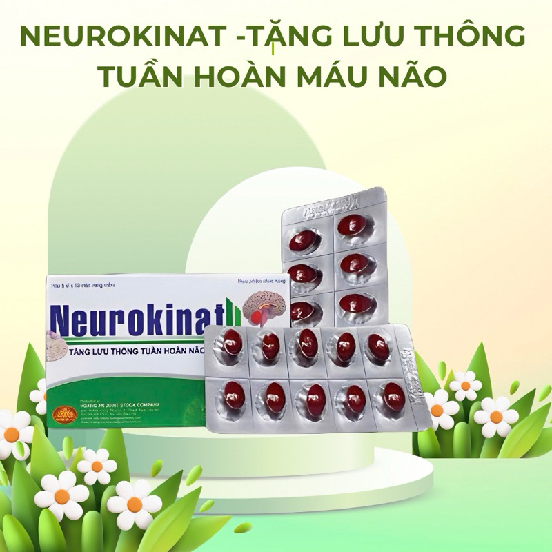 Neurokinat, Box of 50 tablets - Helps increase cerebral blood ...