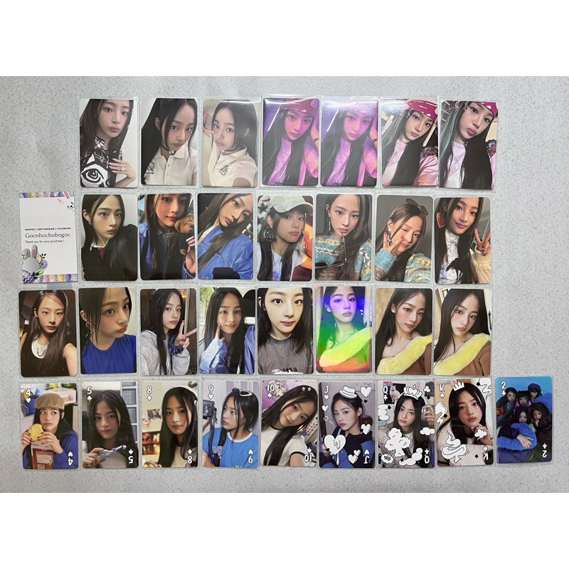 [ Minji and Hyein] Photocard with rounded corners, genuine photo card ...