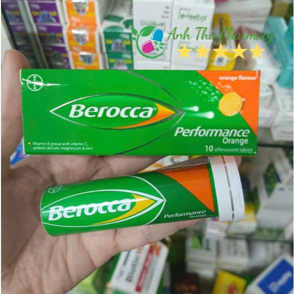 Berocca Performance vitamin and mineral supplement effervescent tablets ...