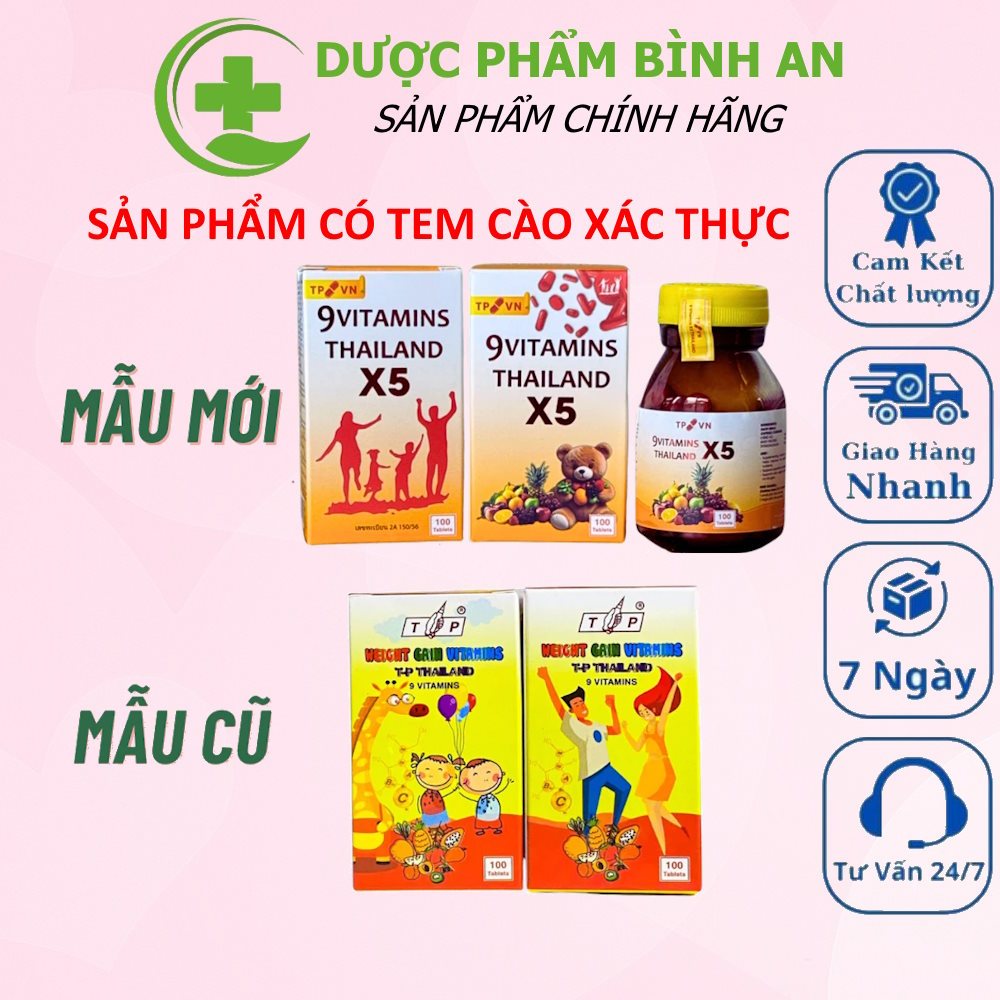Weight Gain 9 Vitamin TP X5 Thailand New Model - 2024 | Shopee Malaysia