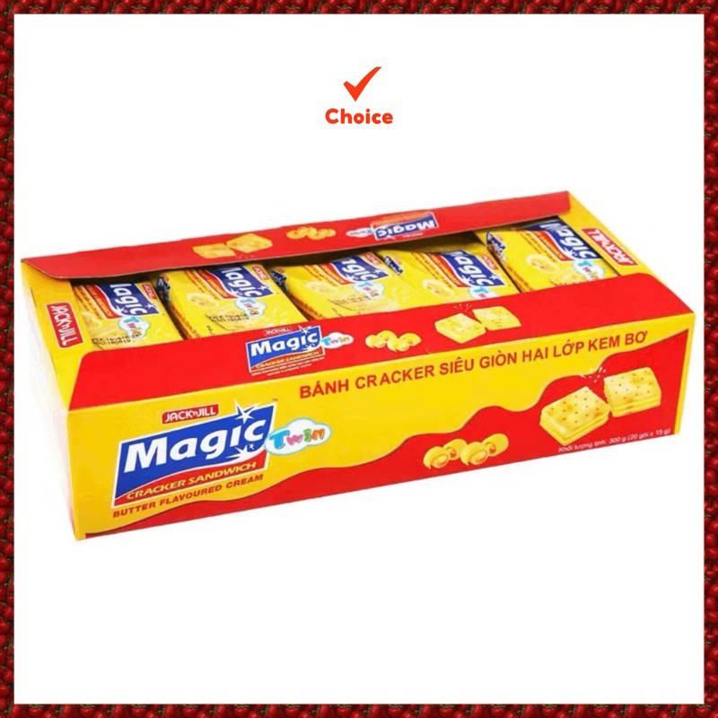 Magic Cracker Super Crispy Double Layer Cream Cheese 300g (Box of 20 ...