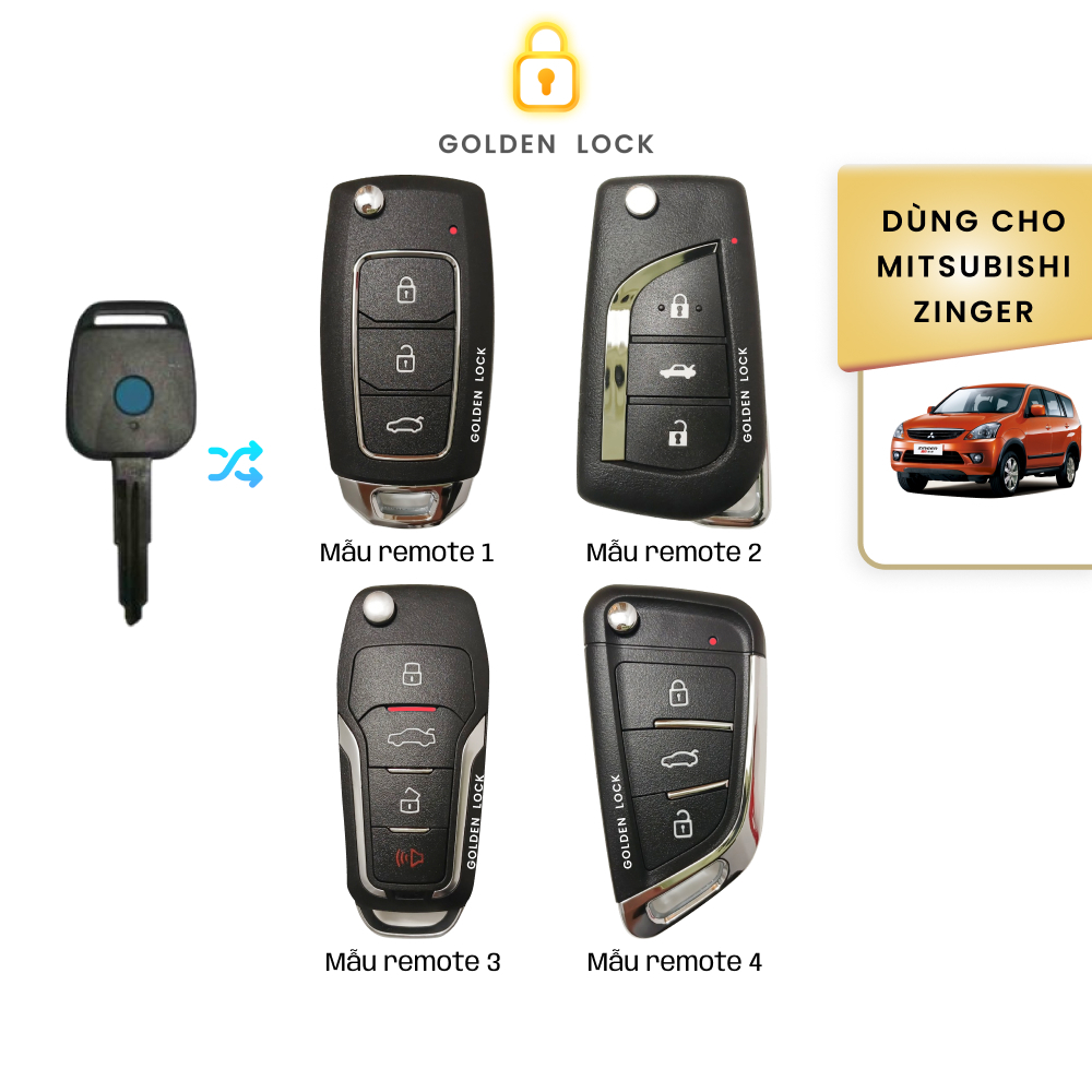 Mitsubishi Zinger folding key | Shopee Malaysia