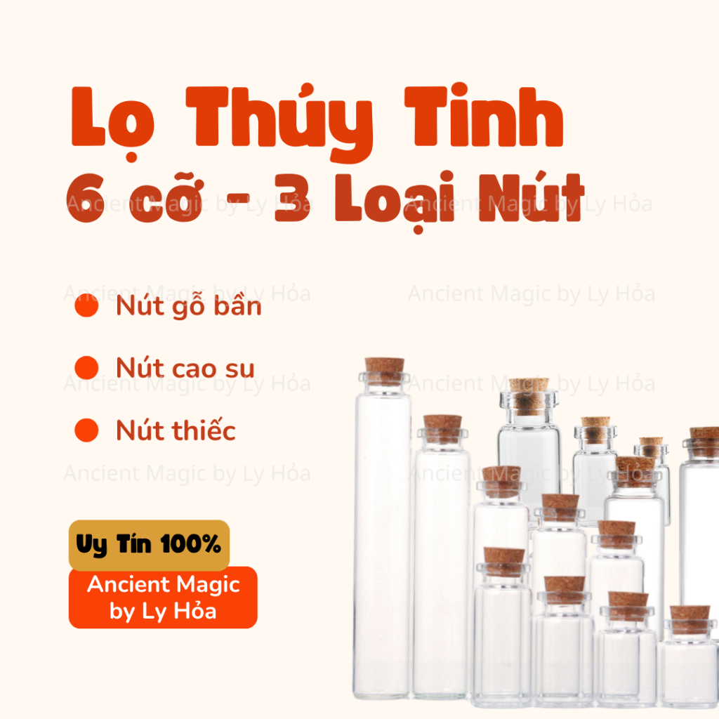 (6 sizes) mini GLASS JAR with cork - rubber stopper - tin lid | 1ml ...