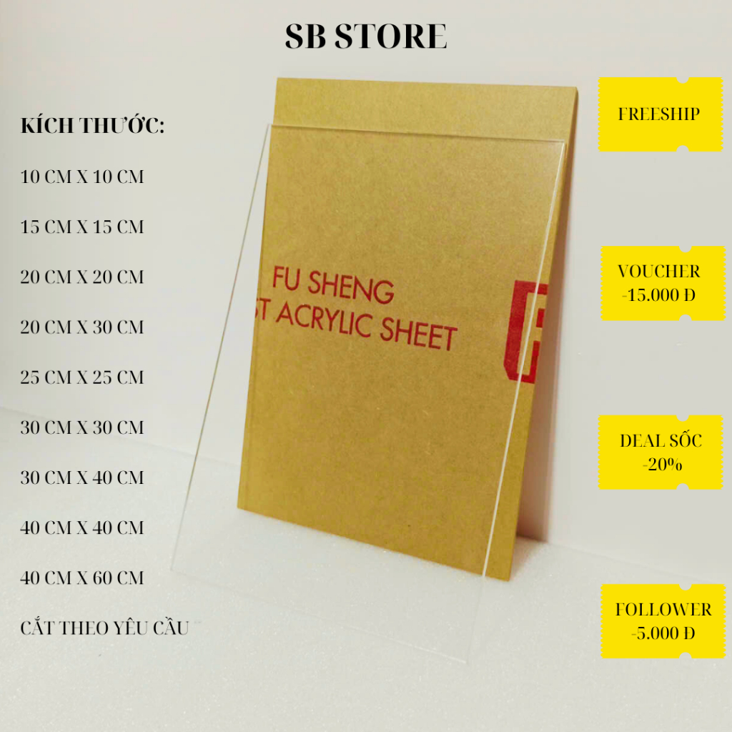 Transparent Mica Plastic Sheet 3mm Thick 20×20cm-40×60 cm, Meca, Mika ...