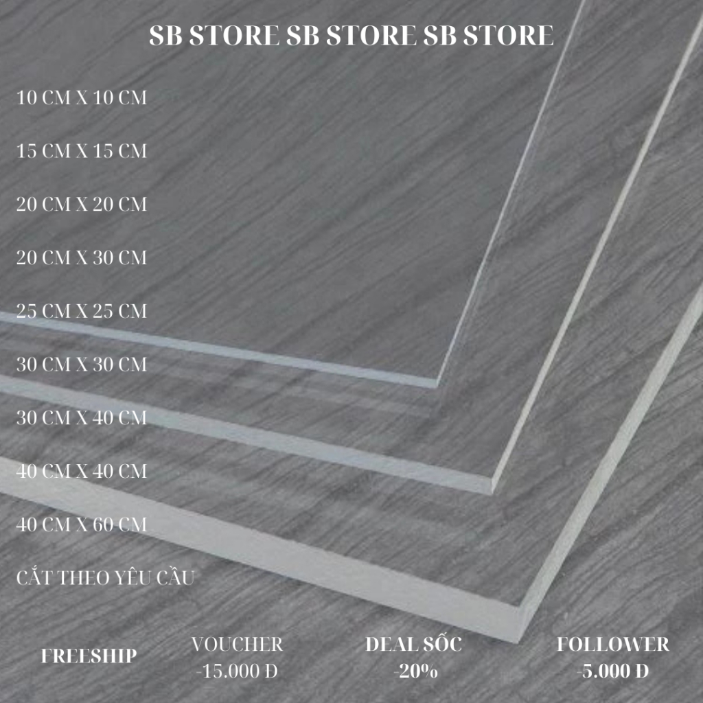 Transparent Mica 1.5 mm Thick Many Sizes | Shopee Malaysia