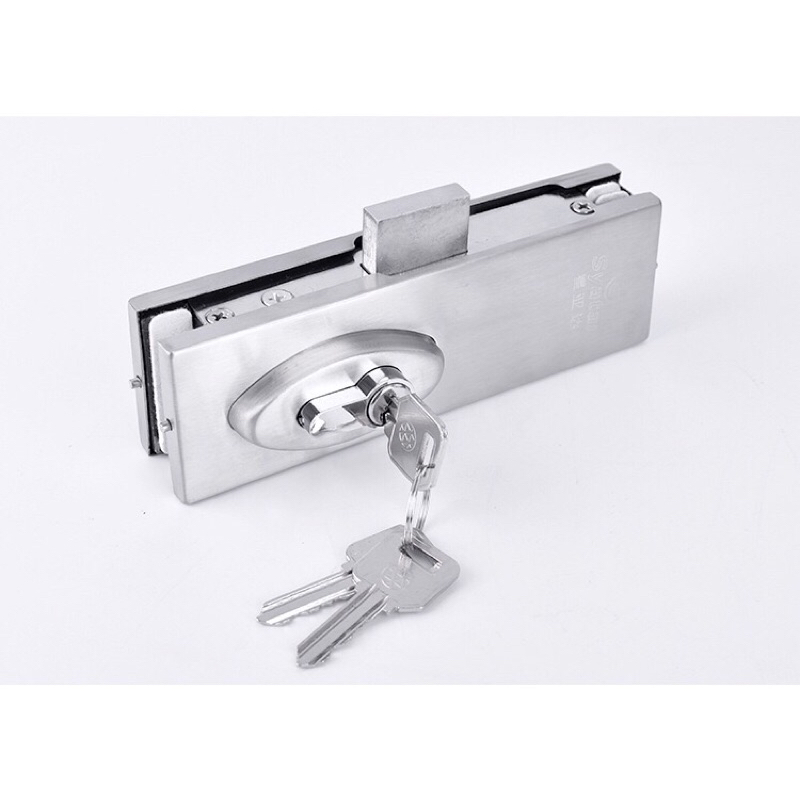 Door lock with tempered glass base (high quality anti-rust stainless ...