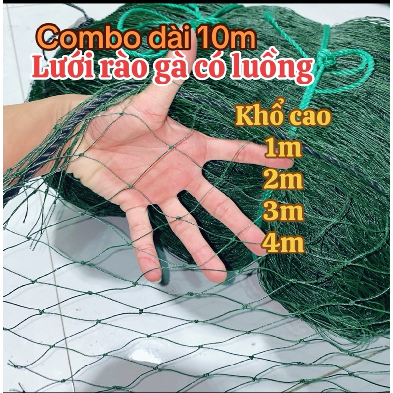 Moss green chicken fence net with edges, height 1m, 2m, 3m, 4m. Length ...