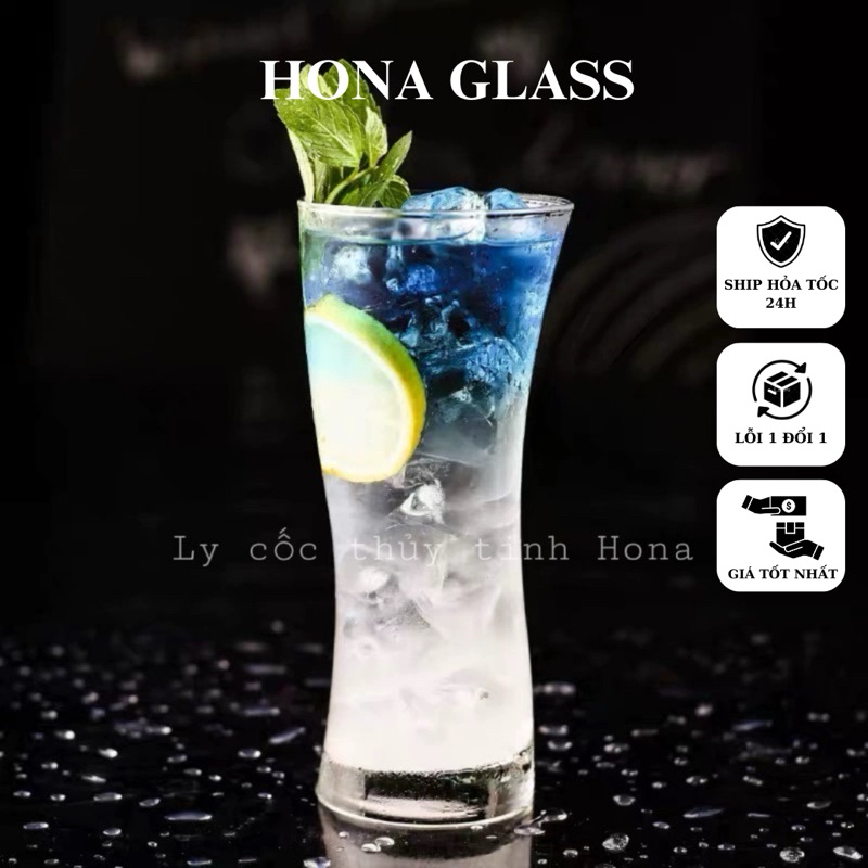Luxury Salsa High Ball 355ml curved Ocean glass cup for restaurants and ...