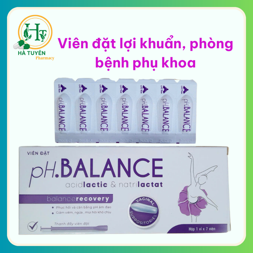 Ph Balance gynecological suppositories - Box of 7 tablets - helps ...