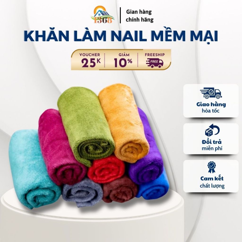 Nail Towel Pieceg Soft Absorbent Size 30x30cm | Shopee Malaysia