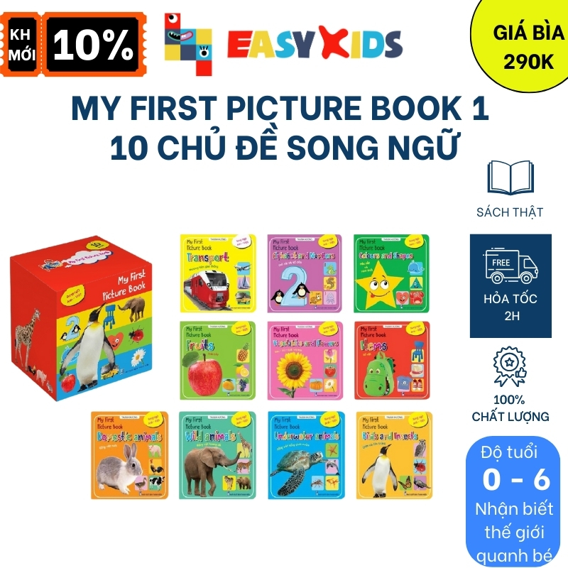 Book Set - My First Picture Book 1 - Bilingual English and Vietnamese ...