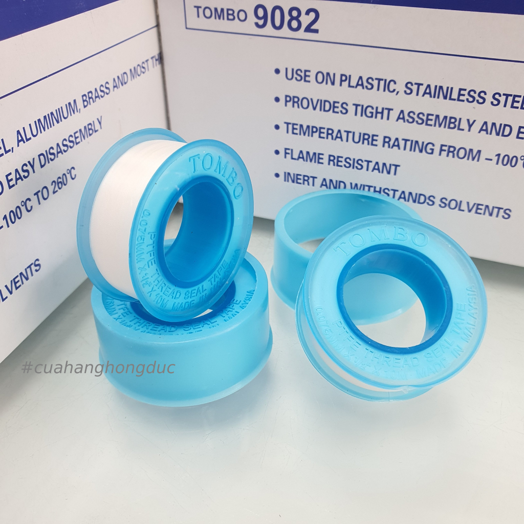 Mement rubber, silk tape, PTFE melt tape TOMBO 9082 Malaysia (price for 1 roll) | Shopee Malaysia