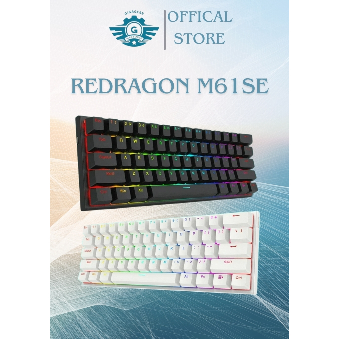 Redragon M61 SE Rapid Trigger Mechanical Gaming Keyboard, Optimal Response for Professional ...