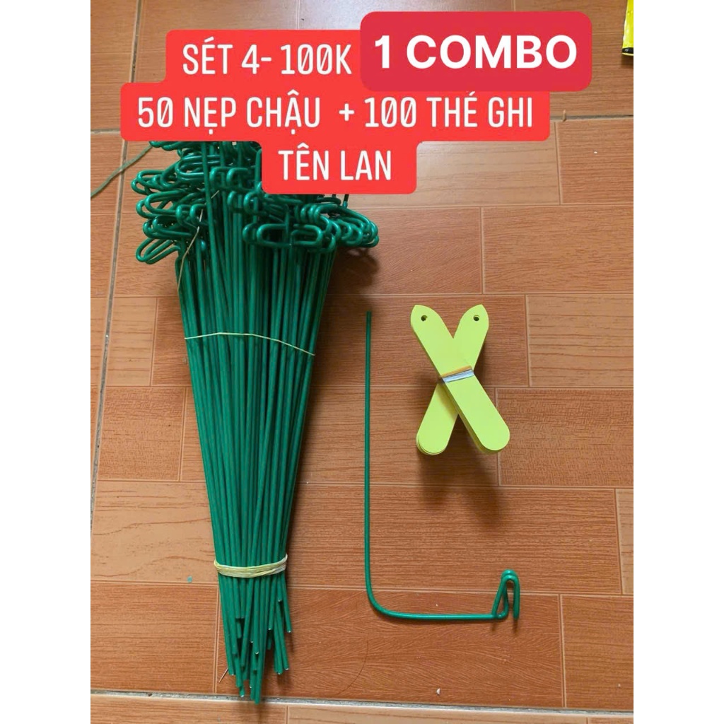 50 pot braces + 100 orchid name tags | Shopee Malaysia
