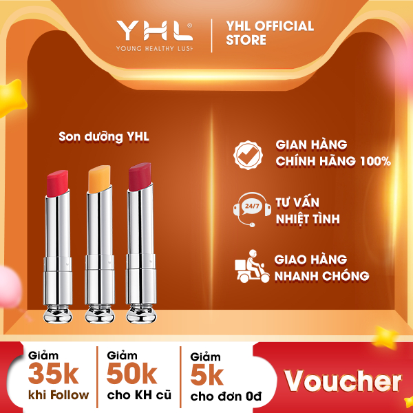 Yhl Lip Balm with natural extracts to color and soften lips 3.5g Korea ...