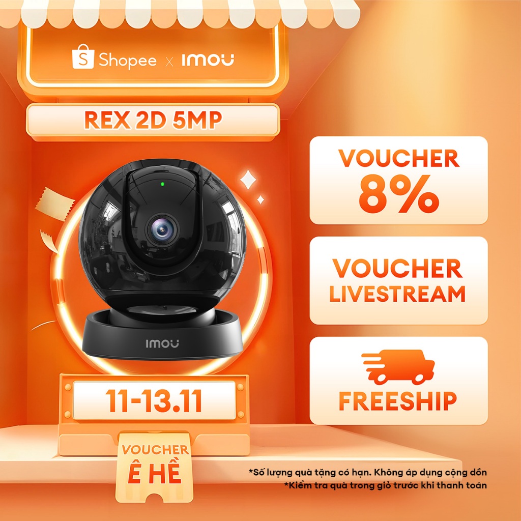 Imou Rex 2D I 3MP 5MP Wifi Camera | Tassel by point | Motion detection ...