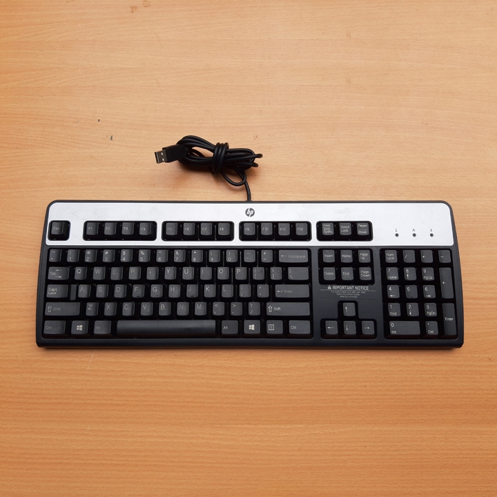 Old office keyboard for PC Desktop Laptop connected to USB port | Ps2 ...