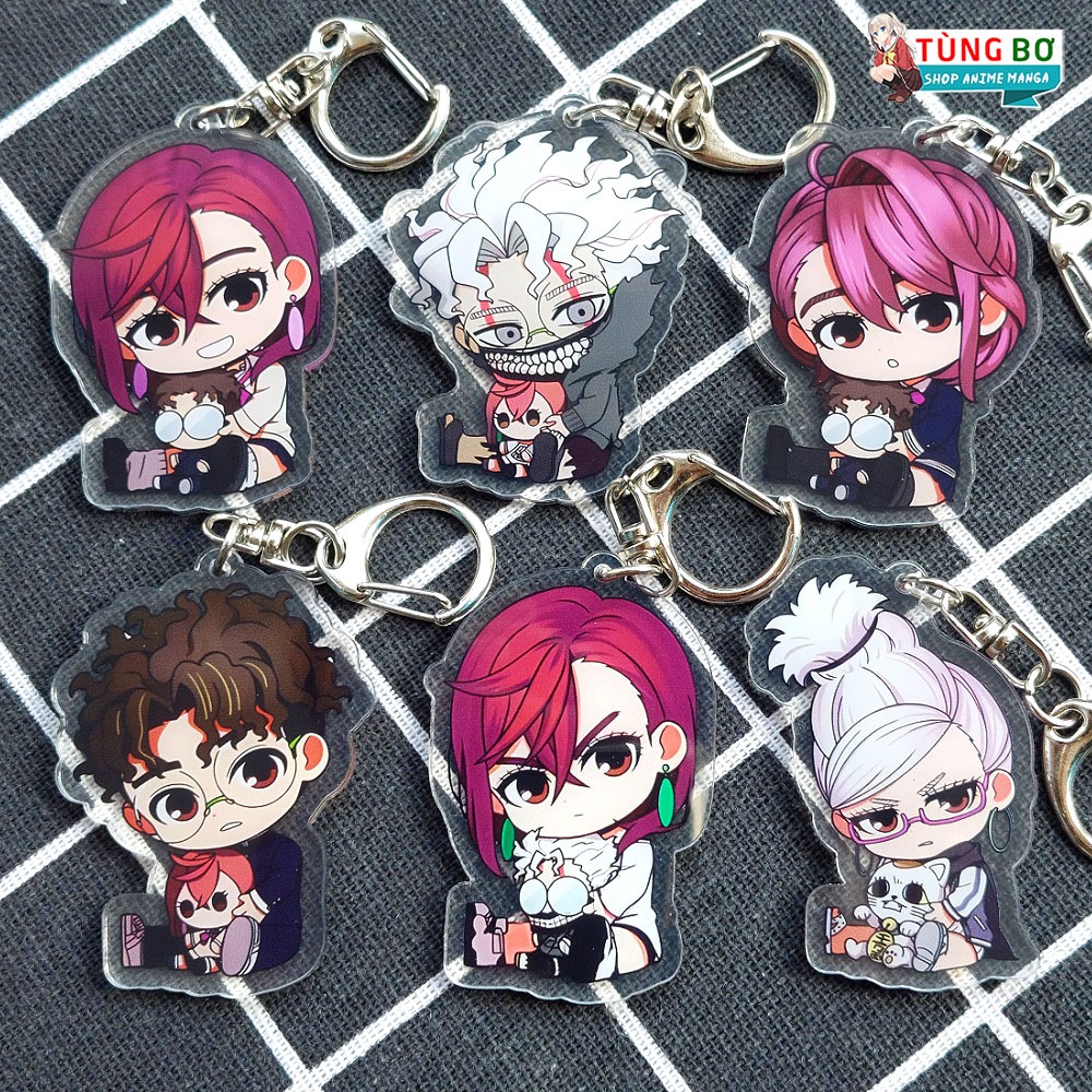 Dandadan Anime Keychain with 2-Sided Mica Printing | Shopee Malaysia