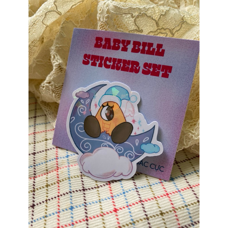 Sparkling Baby Bill Cipher Gravity Falls Sticker Set | Shopee Malaysia