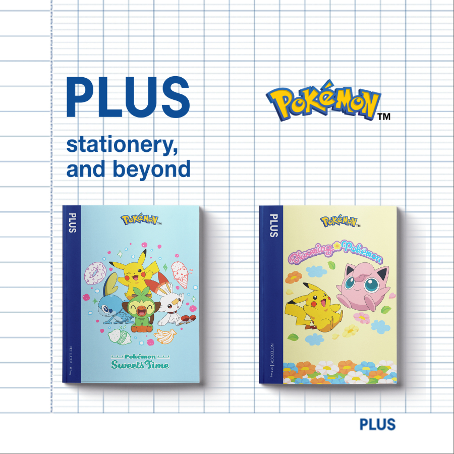 Student notebook PLUS with Pokemon motifs, small A5 size, HORIZONTALLY ...