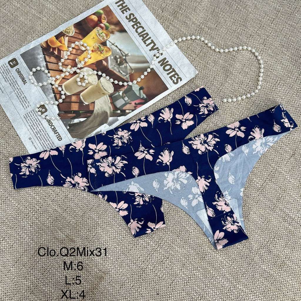 Slit-shaped rubber underwear (CL.Q2Mix31,34) | Shopee Malaysia