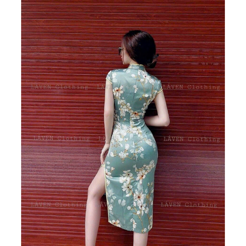 Cheongsam dress designed for women's fashion made of 3D printed ...