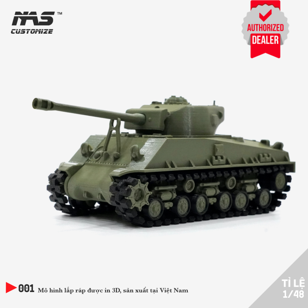 [NAS] American tank assembly model M4A3E8 Sherman "Easy Eight" 1/48 ...