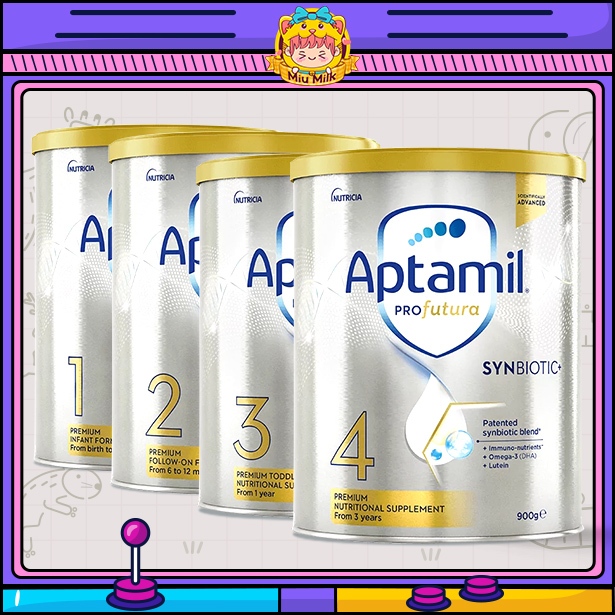 Aptamil PROFUTURA AUSTRALIAN MILK FULL 4 NUMBERS 1, 2, 3, 4 900G | Shopee Malaysia