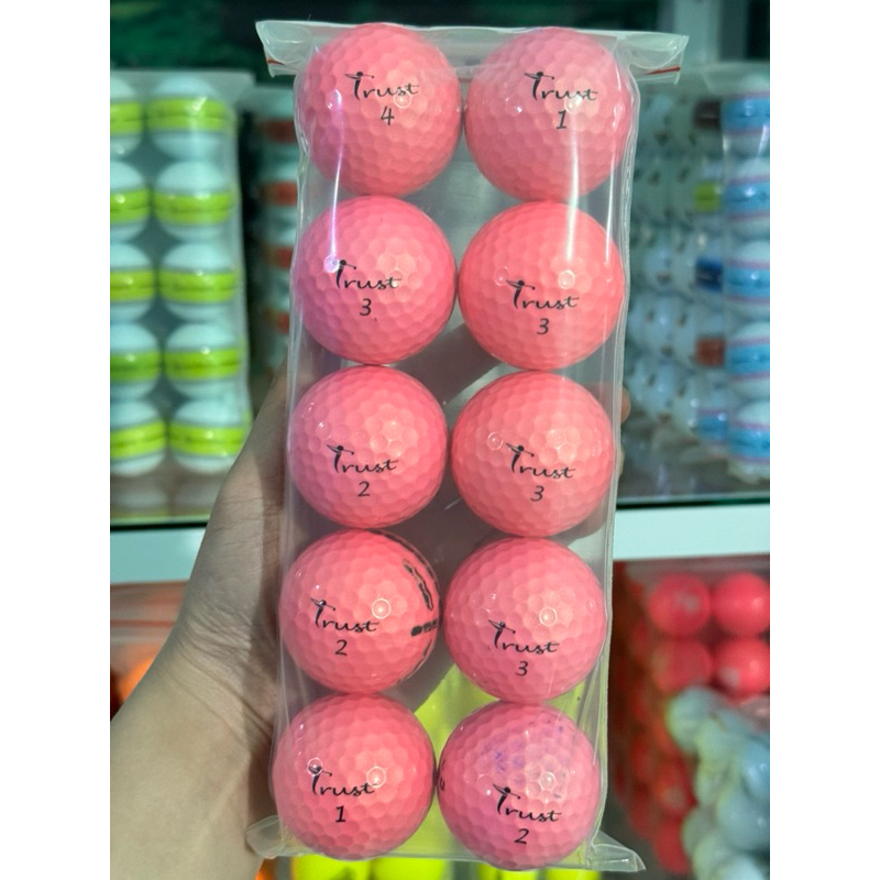 (Bag Of 10) Trust Golf Balls 90-99% new color, genuine product | Shopee ...