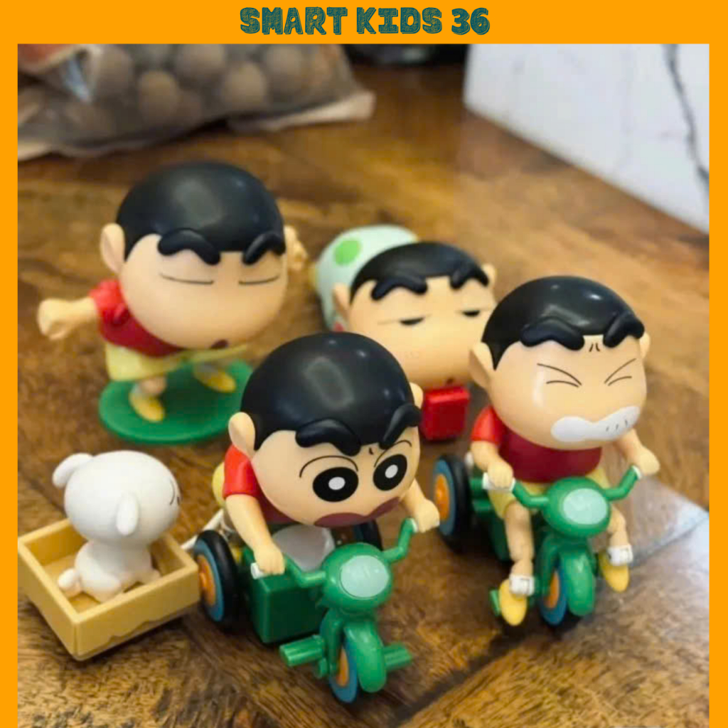 Pencil Boy Shin chan Model, Blind Box funny Crayon Shin-chan gift ...